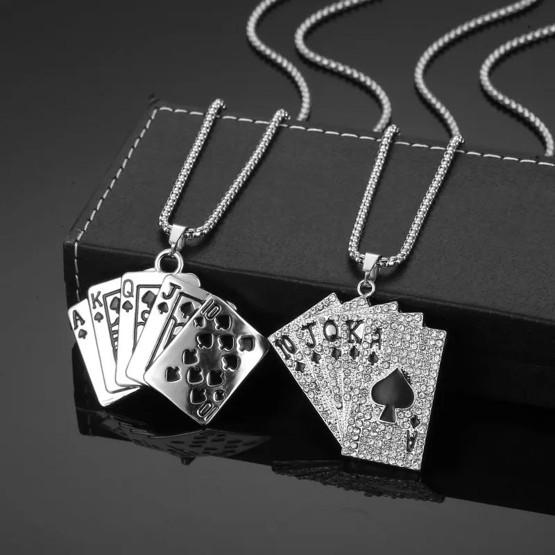 Royal Cards Charm (Pendant + Chain)