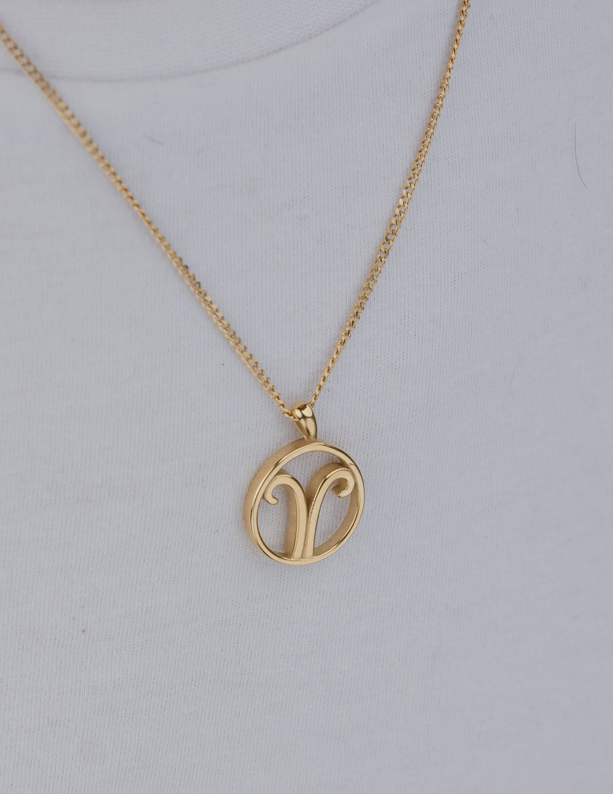ARIES (GOLD) Pendant+ Chain